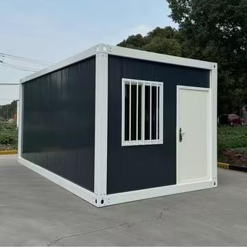 China Modular Detachable 20ft Expandable Container House Living Room Bedroom Mobile HouseSandwich Panel Breathable Industrial Design for sale
