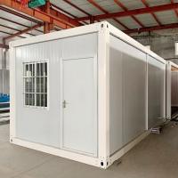 China Portable Prefabricated 20ft Shipping Container Homes Luxury Modular Detachable Container House Sandwich Panel Office Building for sale