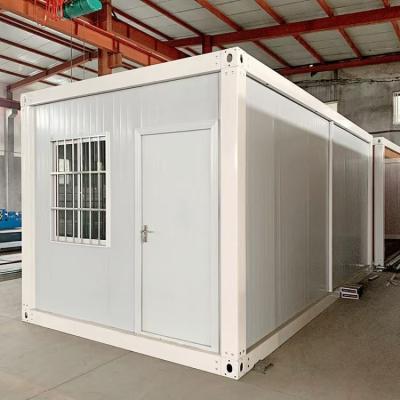 China Portable Prefabricated 20ft Shipping Container Homes Luxury Modular Detachable Container House Sandwich Panel Office Building for sale