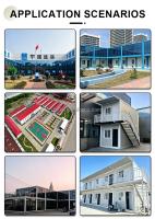 China Mobile Modular Living Steel Shipping Container for Villa Shop Kiosk Office Building Use 20/40ft Prefabricated Container House for sale