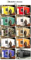 China Mobile Modular Living Steel Shipping Container for Villa Shop Kiosk Office Building Use 20/40ft Prefabricated Container House for sale
