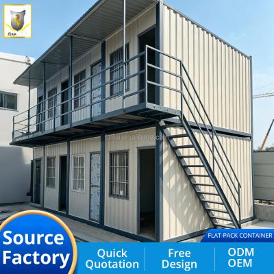 China Ready Made Cassa Portable Modular Prefab Tiny Home 20ft Cheap Mobile Home Modern Flat Pack Container Houses Cabin for Sale for sale