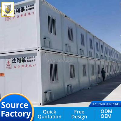 China Wholesale 20 Foot Modular Prefab Container Prefabricated Container House Construction Site Container for Office Accommodation for sale