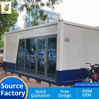 China Portable 20ft Luxury Container House Office Building Prefabricated Modular Tiny Home Eco-Friendly Lightweight Fast Install for sale