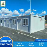 China Factory Cheap Detachable Portable  20ft 40ft Luxury Living Home Ready to Live Modular Prefabricated Flat Pack Container Houses for sale