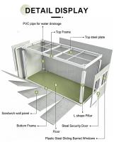 China Factory Cheap Detachable Portable  20ft 40ft Luxury Living Home Ready to Live Modular Prefabricated Flat Pack Container Houses for sale