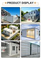 China 20ft Standard Prefab Flat Pack Container House Fast Assembly Detachable Access Control Container Portable Modular Living House for sale