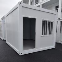 China 10ft 20ft Modular Flat Pack Container House Galvanized Steel Frame Container House Reusable Detachable Prefab Container Office for sale