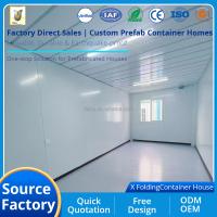 China 10ft 20ft Modular Flat Pack Container House Galvanized Steel Frame Container House Reusable Detachable Prefab Container Office for sale