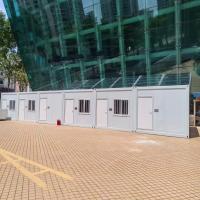 China Low Price 20ft Flat Pack Modern Container House Wind Resistant Detachable Container Unit Portable Modular Outdoor Office for sale