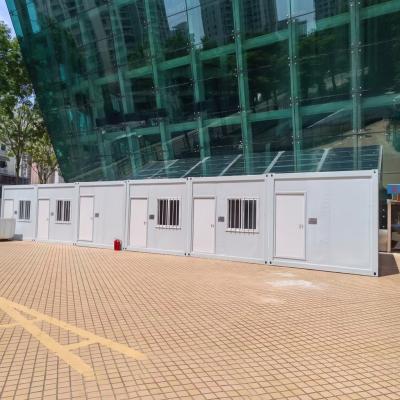 China Low Price 20ft Flat Pack Modern Container House Wind Resistant Detachable Container Unit Portable Modular Outdoor Office for sale