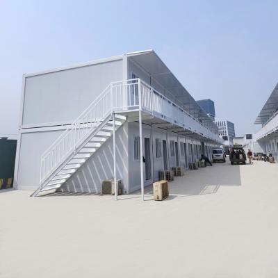 China 20ft Container House Prefab Flat Pack Container House Portable Detachable Container House Construction Site  Container Office for sale