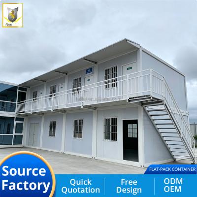 China Hot Sale 20ft 40ft Container House Portable Mini Mobile Homes for Bunkhouse Apartment Hotel Durable Sandwich Panel Steel for sale