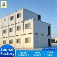 China Customization Detachable Flat Pack Panel Steel Container House Pre-Manufactured Mobile Homes for Apartment Hotel & Hospital Use for sale
