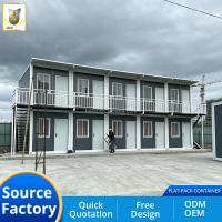 China Prefab Small Hotel Bedroom Office, Portable Accommodations, Mobile Office, Luxury 20/40ft Prefabricated Steel Container House for sale