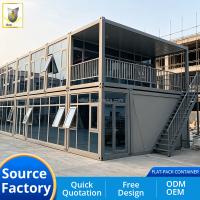 China Portable Mobile Home Office Accommodation for Living Room Bedroom Mall Luxury 20ft Prefabricated Steel Container House for sale