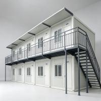 China 20ft 40ft High End Prefab Steel Villa Flat Pack Container House Customizable Insulated Home for Residential Office Glamping for sale