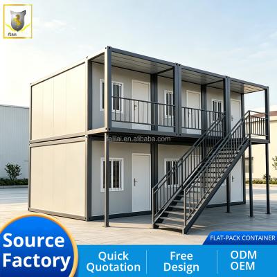 China Factory Prefab Steel Container House Quick Install Prefab Portable Office Workplace High Quality Low Cost Mobile Container for sale