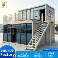 China Small 10ft Expandable Prefab Modular Flat Pack Folding Design Durable Steel Frame Container House for Office Use Mobile House for sale