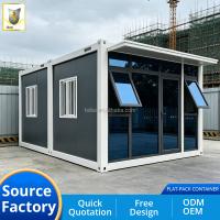 China 10ft 20ft Modern Modular Prefabricated Container House Mobile Flat Pack Container Home Waterproof Fireproof Durable for Office for sale