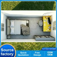 China Prefab Container House Portable Site Office Cabin Mobile Construction Security Booth Temporary Accommodation Modular Building for sale