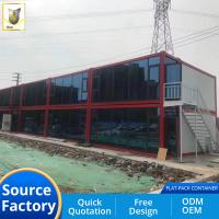 China Container House 20ft 40ft Modular House Casa Prefabricada Double LayerTiny House Modern Prefab Detachable Office Camp for sale