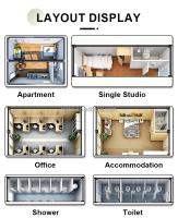 China Customizable Breathable Steel Sandwich Panel Farmhouse-Style Container House Kits for Mall Workshop More-Sustainable Living for sale