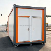 China 10ft Casas Prefabricated House Mini House Portable Modular House Foldable Container Office Flat Pack Container House for Sale for sale