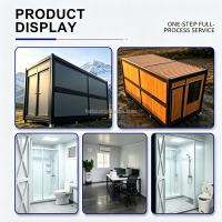 China 10ft Casas Prefabricated House Mini House Portable Modular House Foldable Container Office Flat Pack Container House for Sale for sale