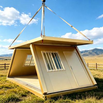 China 3 Bedroom Modular Folding House Office Fabricated Prefabricated Container Homes Luxury Foldable Small Tiny Container House for sale