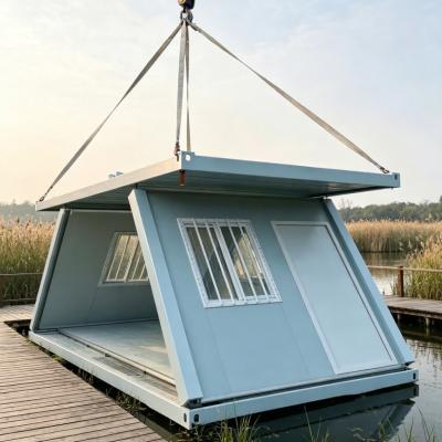 China China Factory New Design 20ft 40ft Ready Made Folding Portable Modern Mobile Tiny Prefab Industrial Steel Container House for sale