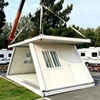 China Prefab Folding Container House Steel Structure Portable House Collapsible Container Apartment Contemporary Container Homes for sale