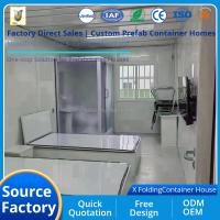 China Factory Low Price Foldable Container House 20ft Modular Mobile Prefab Office Tiny House Two Storey Flat Pack Bedroom Kitchen for sale