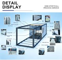 China Factory Prefab 20ft Modular Living Container House Foldable with Flat Sloping Roof and Waterproof Activity Board Features for sale