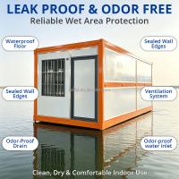 China 20FT Modular Luxury Prefabricated Foldable Container House with Bedroom Kitchen Movable Living Space Waterproof Hurricane Proof for sale