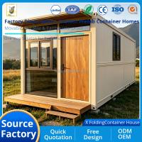 China Wholesale Cheap Ready to Use Foldable Container House Prefab Steel Structure Fast Deployment Portable Modular Office for sale