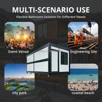 China Hot Sale Portable Folding Container House Modular Prefabricated Tiny Container Homes for Office Building Hotel Use Easy Install for sale
