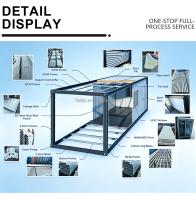 China China cheap 20ft 40ft Tiny Modular Steel Container Prefab Foldable Small House for Home Office for Bedroom & Living Room Use for sale