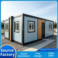 China Low Price  20ft  40ft Portable Container House Modern Expandable Container House 2 3 Rooms Prefab Tiny Homes Portable Home for sale