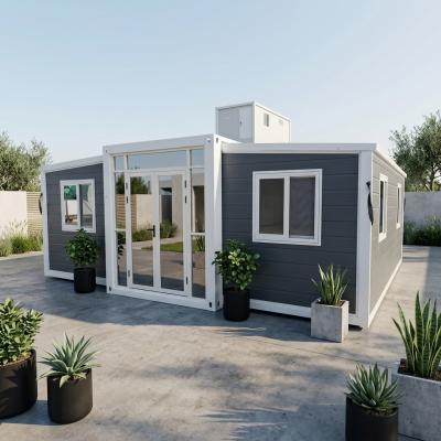 China Prefabricated Expandable House Portable Prefab Tiny Home Modular Container Home Custom Layout for Resort Site Office Living Use for sale