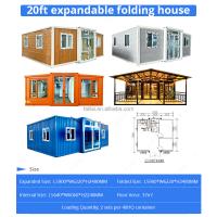 China Prefabricated Expandable House Portable Prefab Tiny Home Modular Container Home Custom Layout for Resort Site Office Living Use for sale
