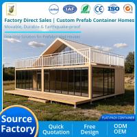 China Wholesale 20ft 40ft Portable Modular Office Tiny Mobile Home Prefab Detachable Container House with Bathroom for sale