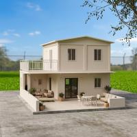 China 20ft 40ft Luxury Mobile Home Detachable Modular Flat Pack Container House Sandwich Panel Steel Custom Prefab Villa Apartment for sale