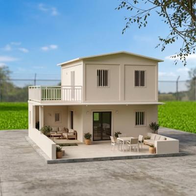 China 20ft 40ft Luxury Mobile Home Detachable Modular Flat Pack Container House Sandwich Panel Steel Custom Prefab Villa Apartment for sale