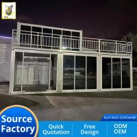 China Wholesale Custom Prefab Container Fast Assemble Homes 10ft 20ft 30ft 40ft Luxury Modular Prefabricated House Office Shop Camp for sale