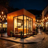 China Expandable Sale Mobile Shop 10ft 20ft Pop up Contemporary Container Bar and Coffee Shop Modular Movable Convenience Store House for sale