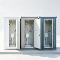 China ODM OEM 20ft Modular Portable Container Toilet Cabin Prefab Bathroom Wet-Dry Separation Modern Design Office Building Outdoor for sale