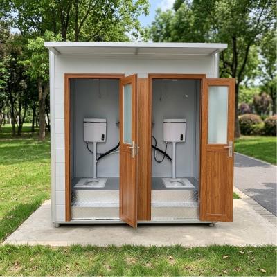 China Mobile Breathable Portable Prefab Toilet Cabin Modern Design Outdoor Construction Use Durable Steel Frame for Apartment Hospital for sale