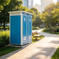 China Luxury Modern Eco-Friendly Portable Prefabricated Modular Restroom Mobile Toilet for Park Use for sale