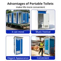 China Luxury Modern Eco-Friendly Portable Prefabricated Modular Restroom Mobile Toilet for Park Use for sale